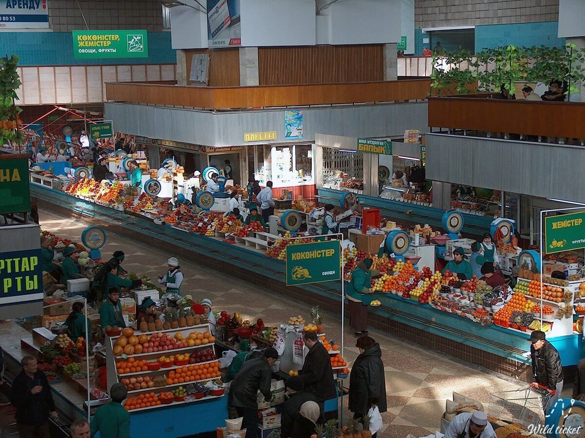 Green bazaar Almaty | A major shopping site in Almaty
